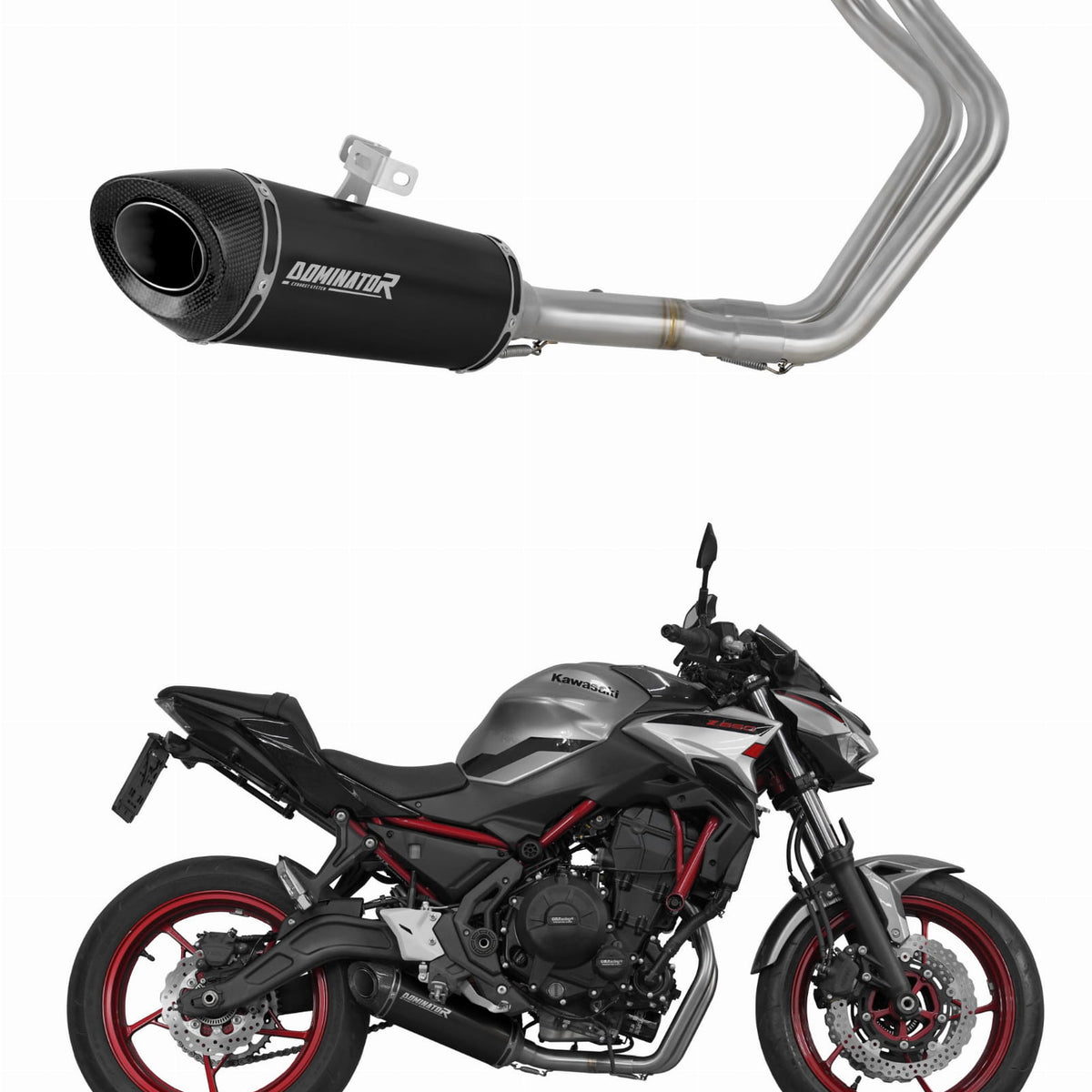 Dominator HP8 Full System for Kawasaki Z650 2023-2025 – msliders