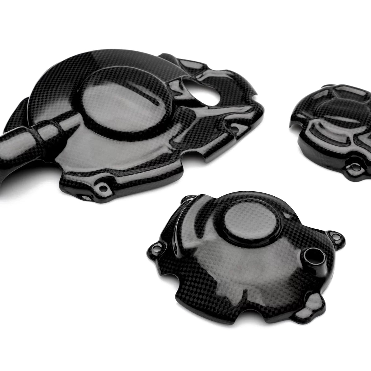 YAMAHA R1 2015-2024 Carbon Fiber Engine Covers (set 3-pieces) – msliders